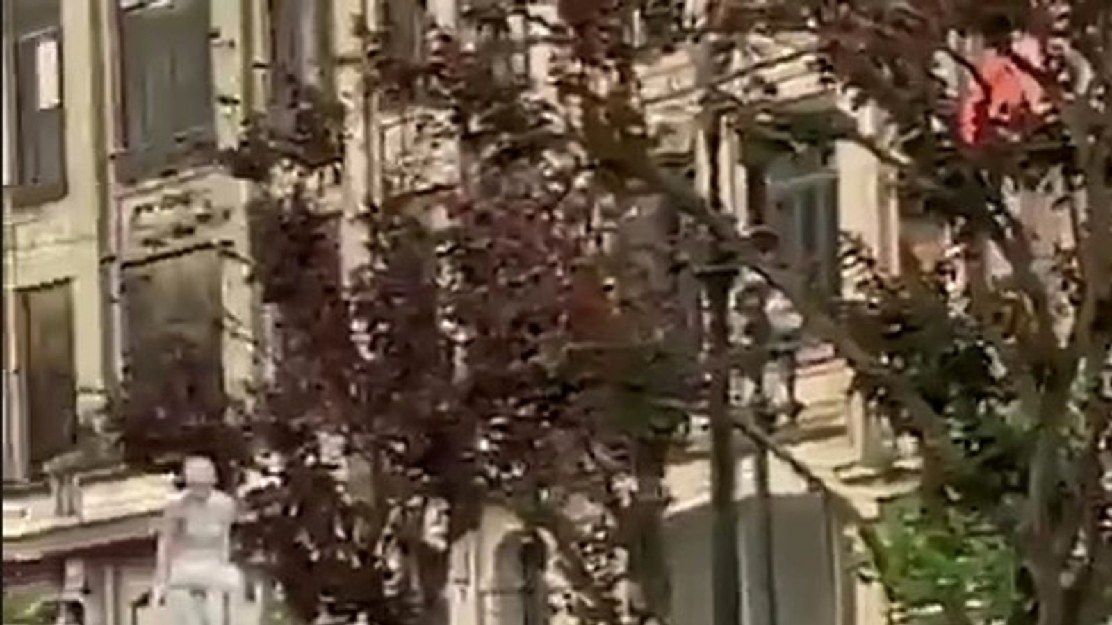 England fans throw bottles at police during clashes in Portugal | UK ...