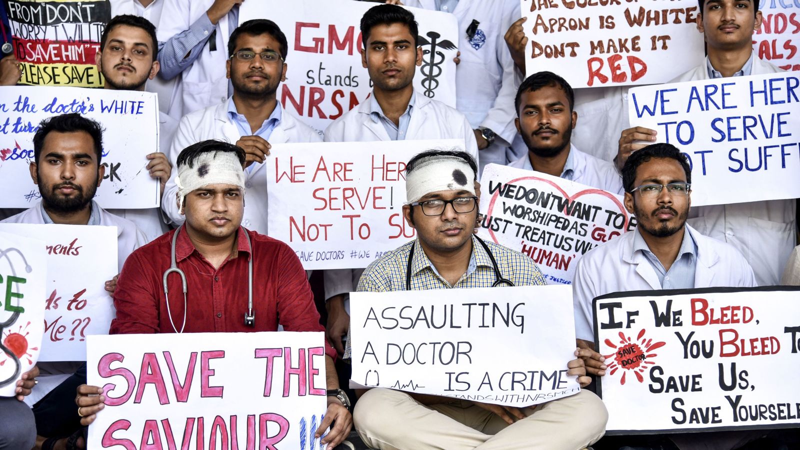 Indian doctors go on strike to protest violent patient attacks | World ...