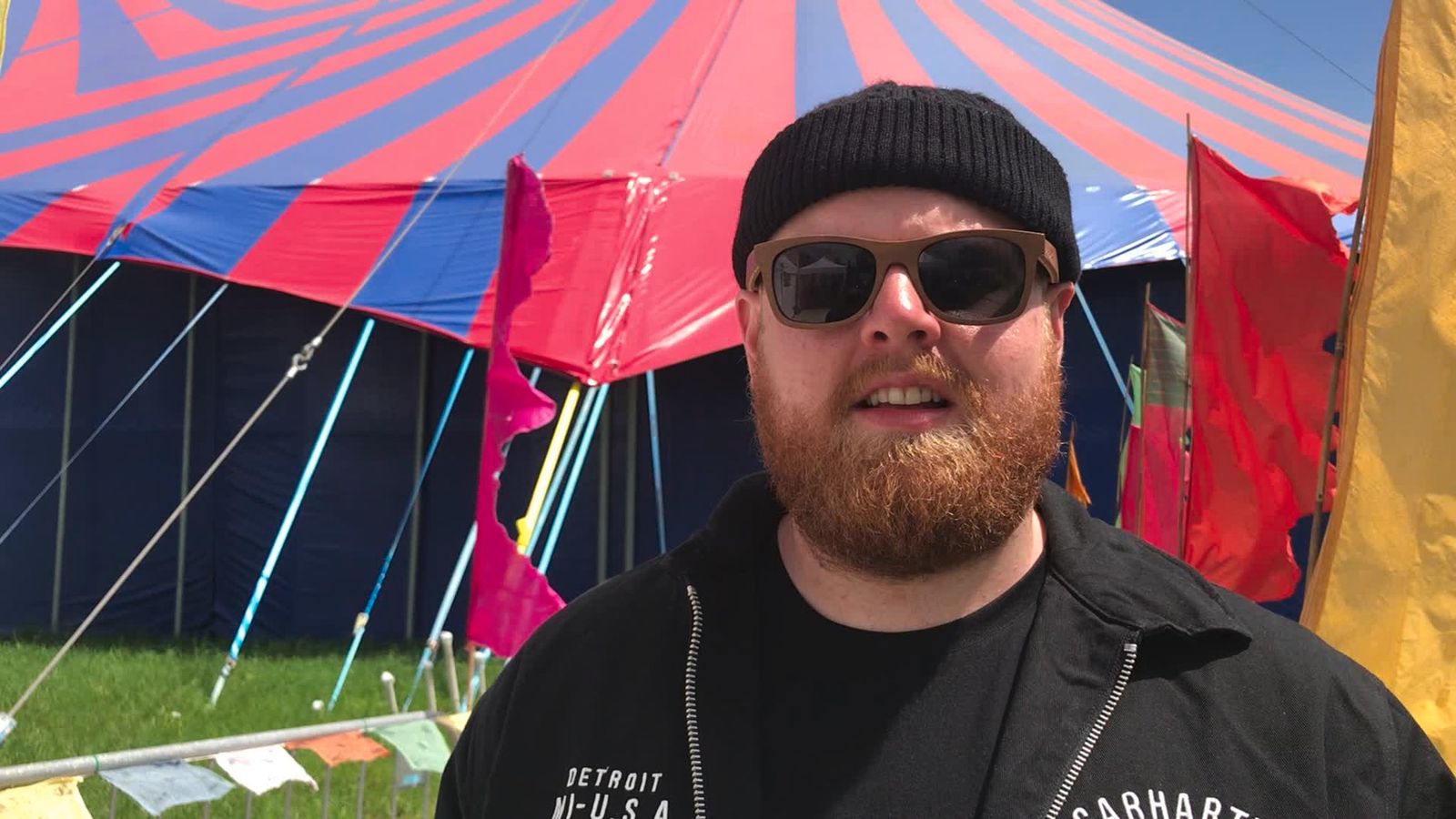 Tom Walker on having two Glastonbury tickets | News UK Video News | Sky ...