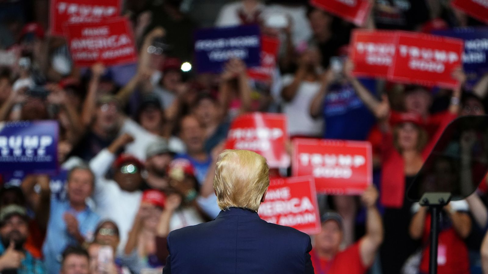 President's new slogan for 2020 race | US News | Sky News