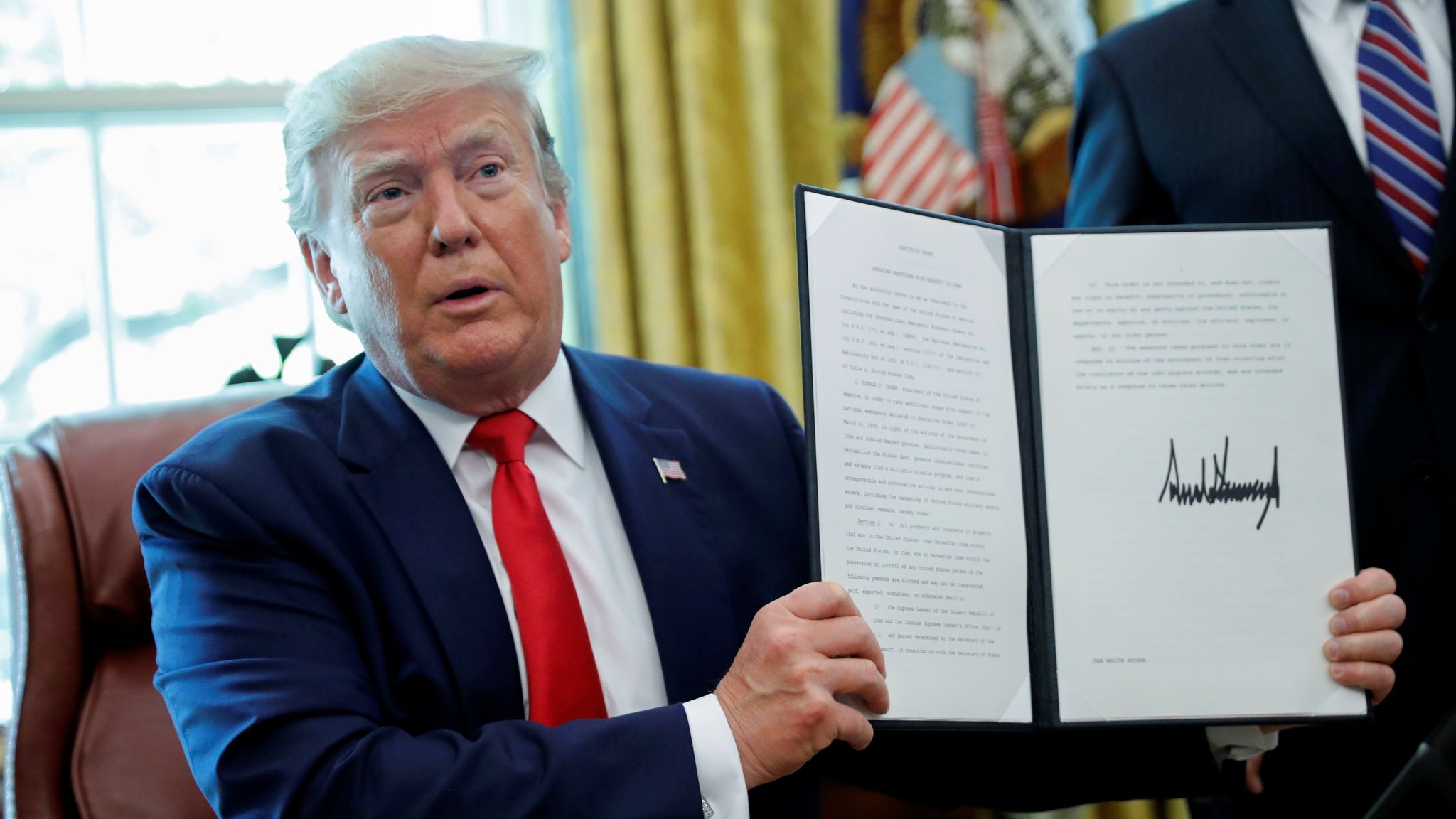 Donald Trump threatens 'obliteration' if Iran attacks 'anything ...