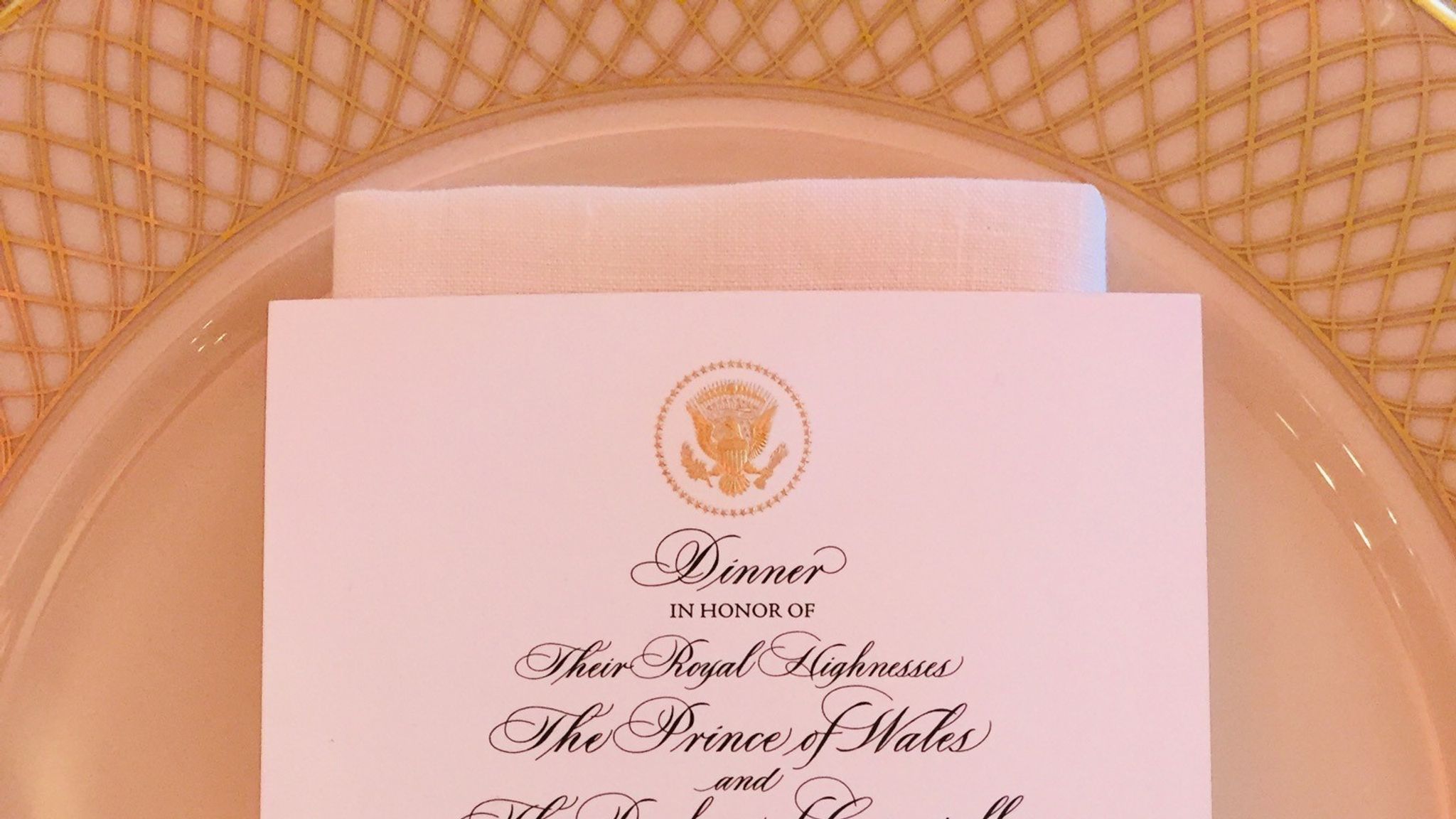 Trump's dinner menu: What did he lay on for Prince Charles? | UK News ...