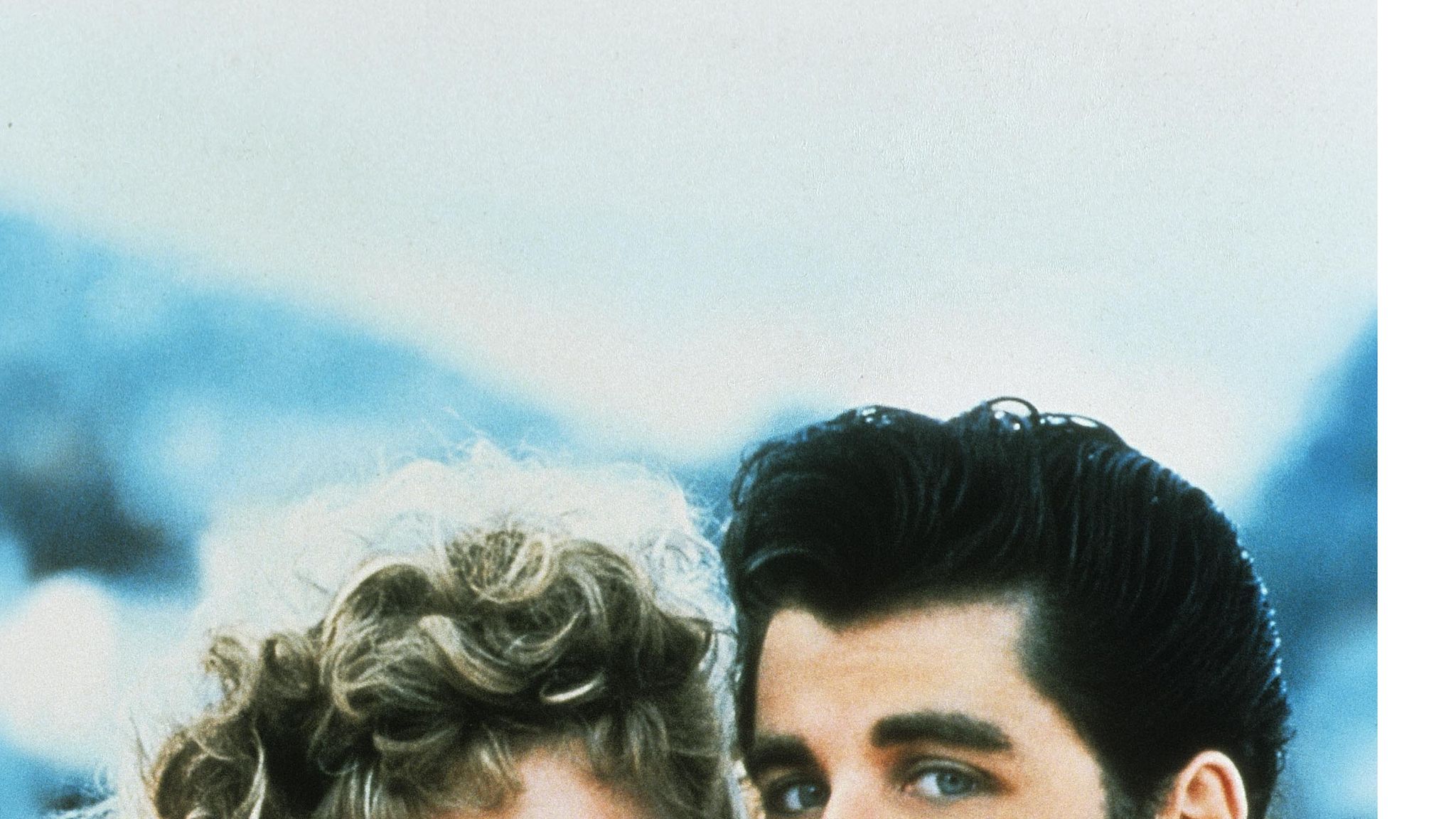 Grease stars Olivia Newton-John and John Travolta don costumes for ...