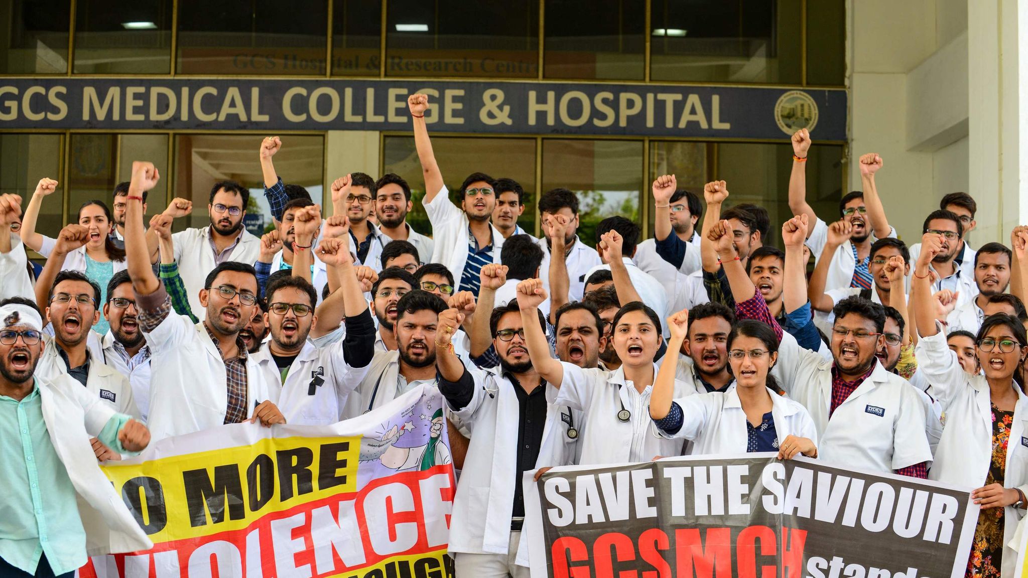 Indian doctors go on strike to protest violent patient attacks | World ...