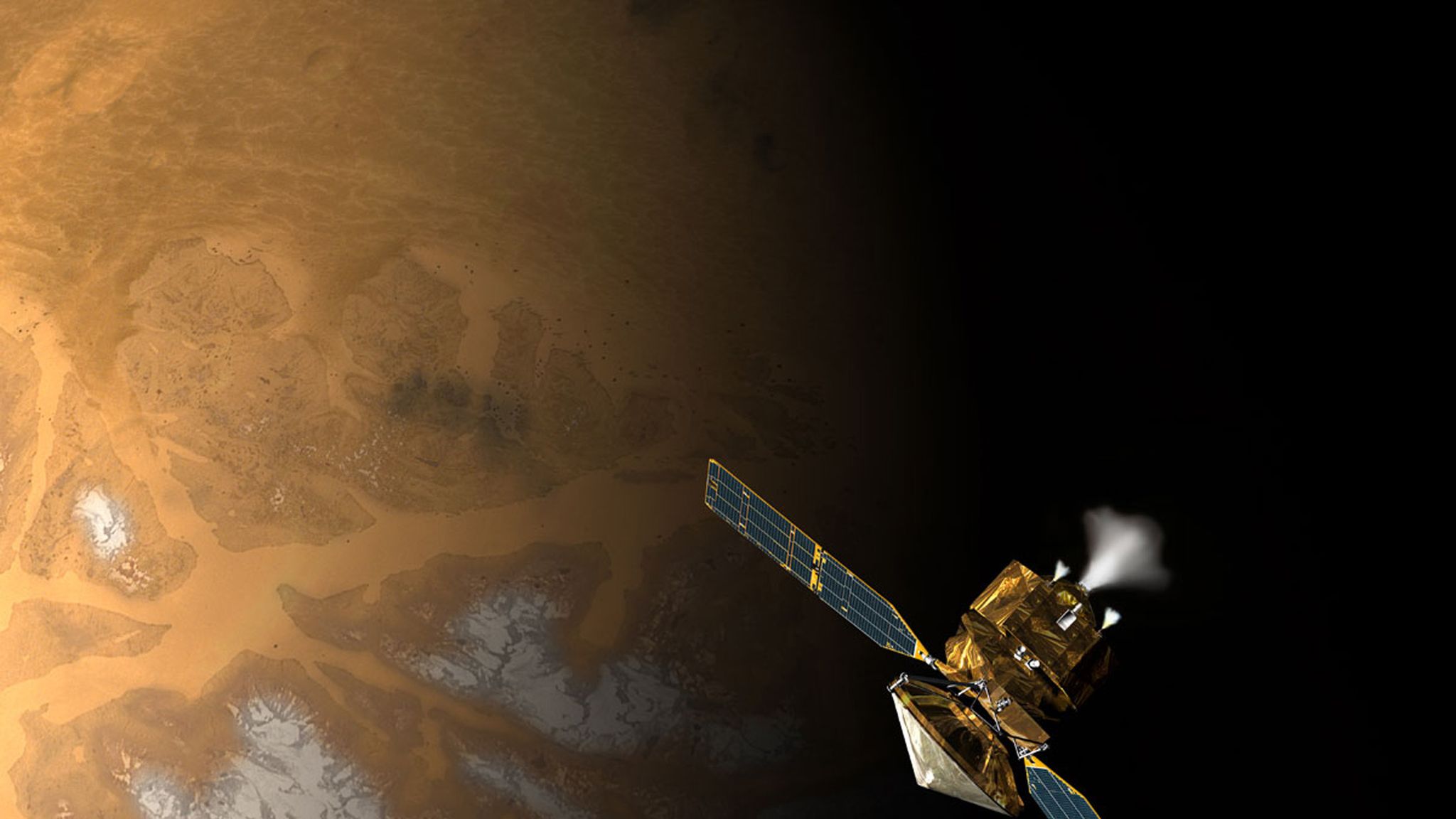 Star Trek 'Starfleet logo' spotted on Mars by NASA probe | Science ...