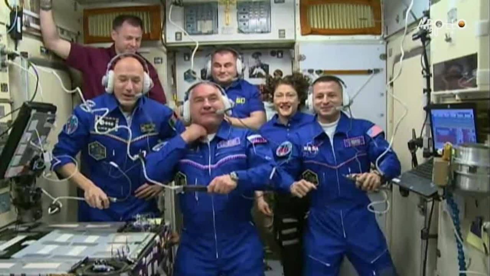 Astronauts arrive at International Space Station on 50th anniversary of ...