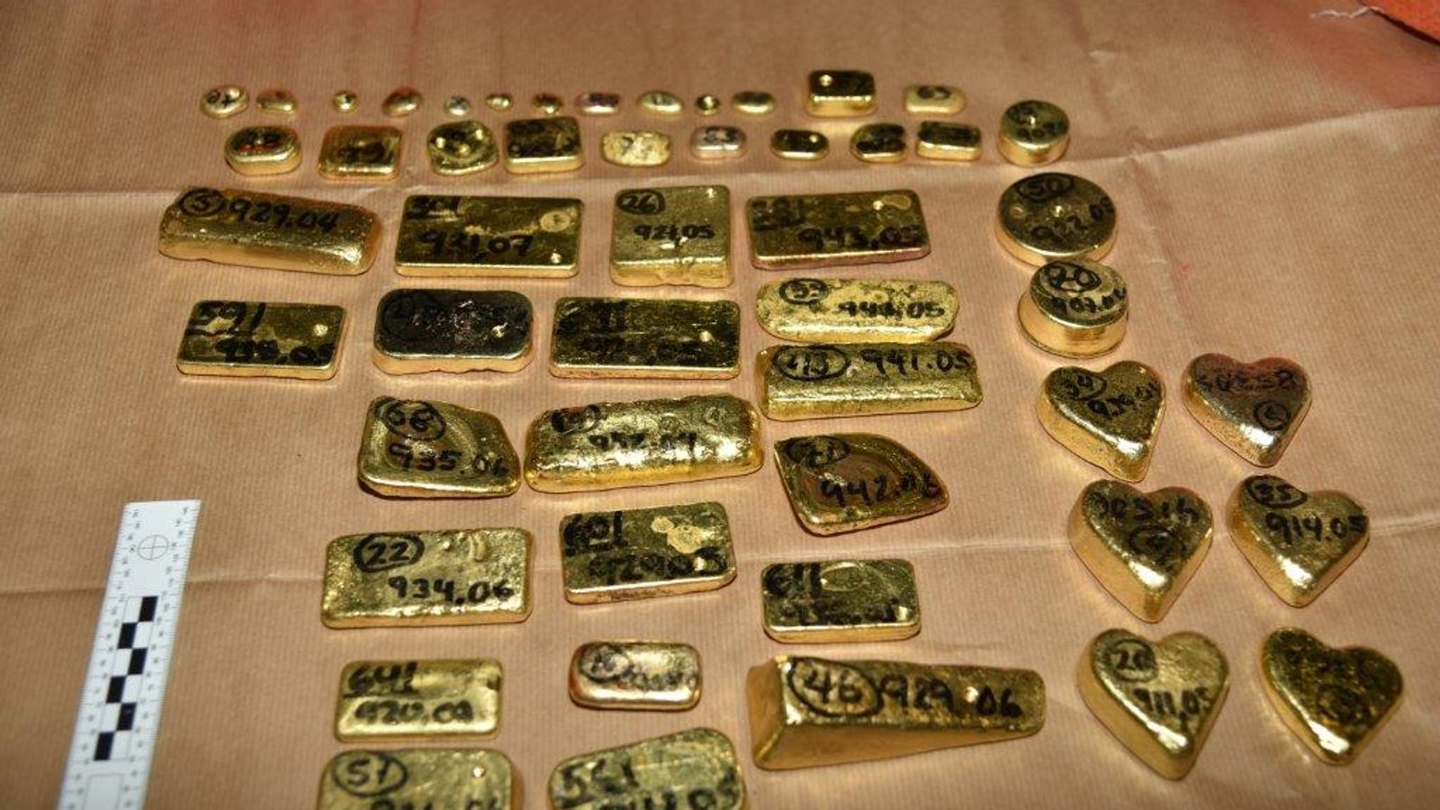 104kg of gold 'linked to drugs cartel' seized at Heathrow airport | UK ...
