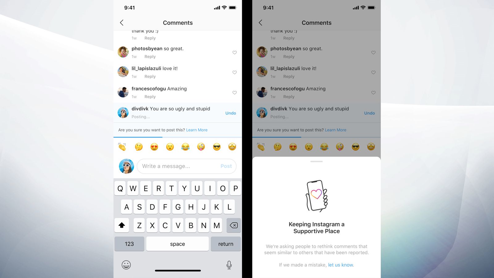 Instagram will warn users if they're about to post something mean ...