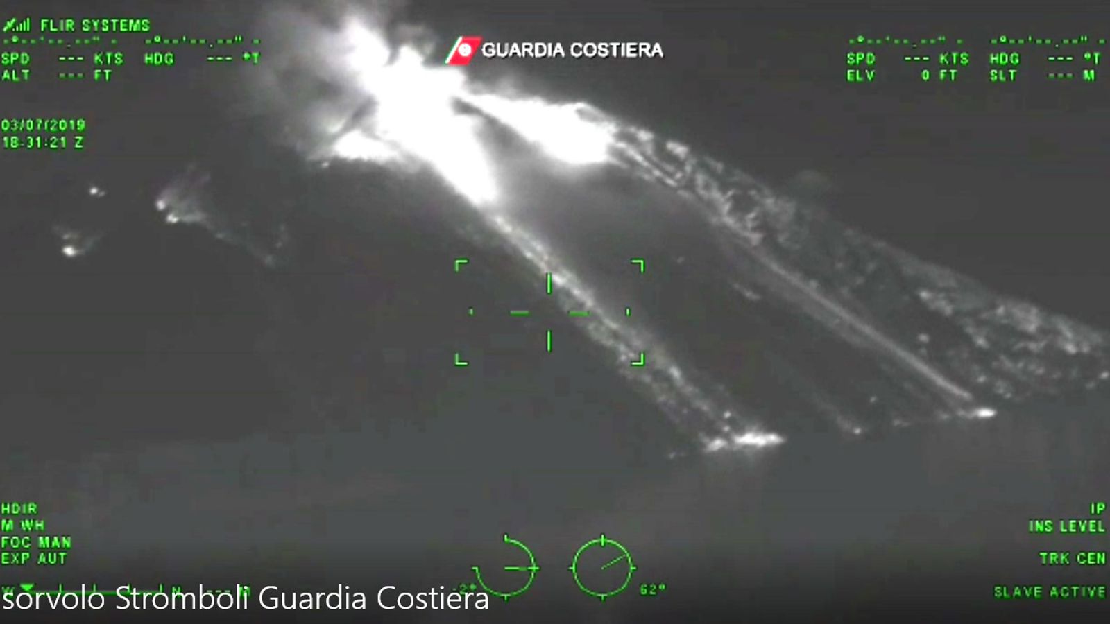 Stromboli: Firefighters use helicopters to douse flames after volcano ...