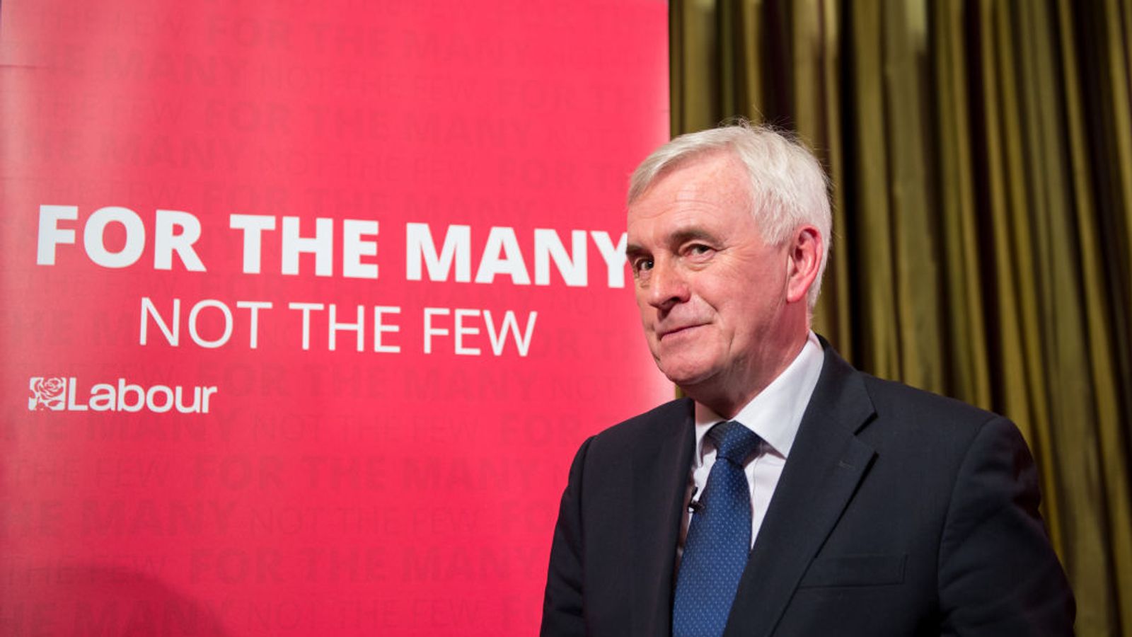 Labour's John McDonnell pledges to tackle 'scourge' of poverty ...