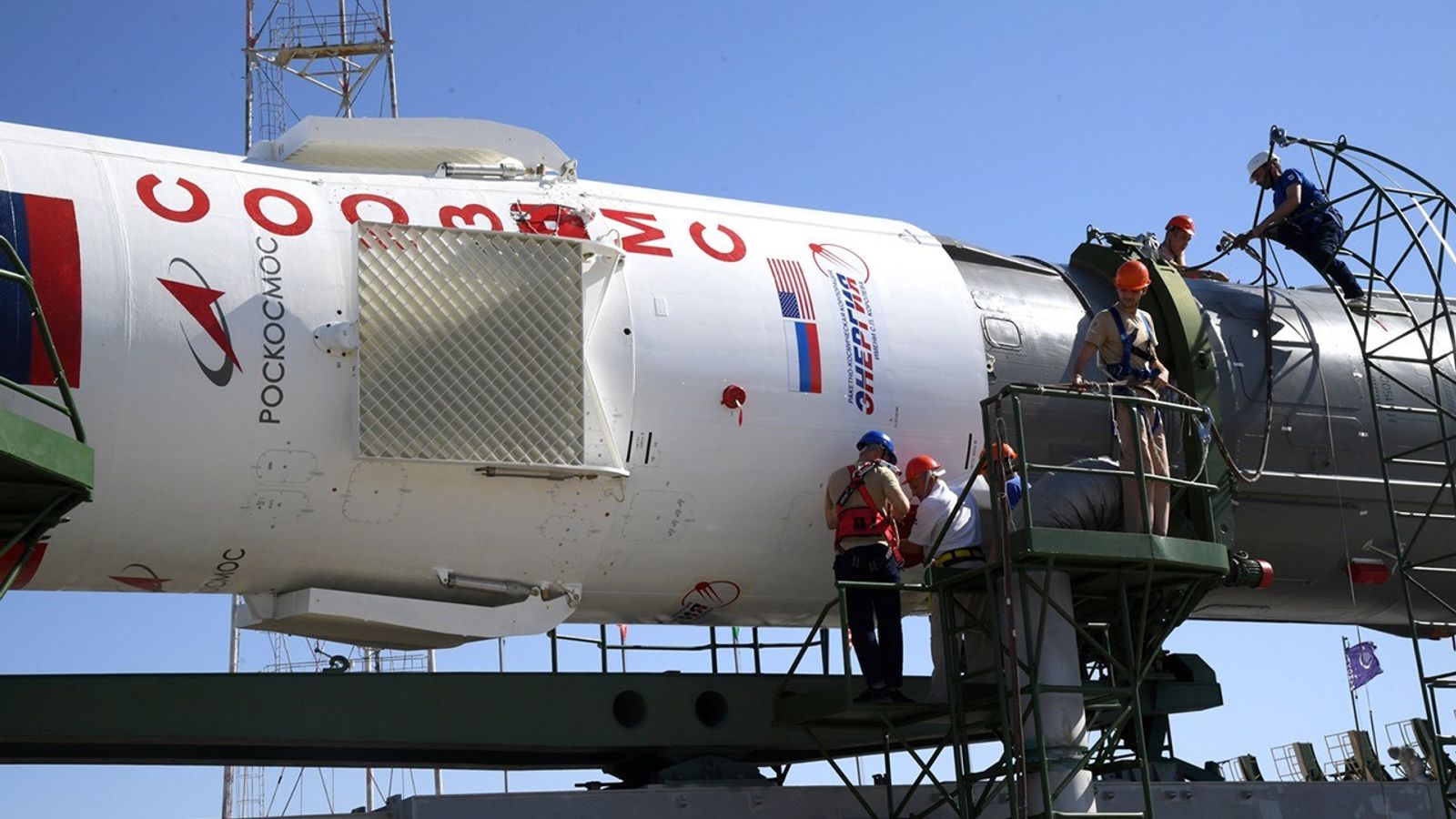 Excitement as Soyuz rocket set for launch on moon landing anniversary ...