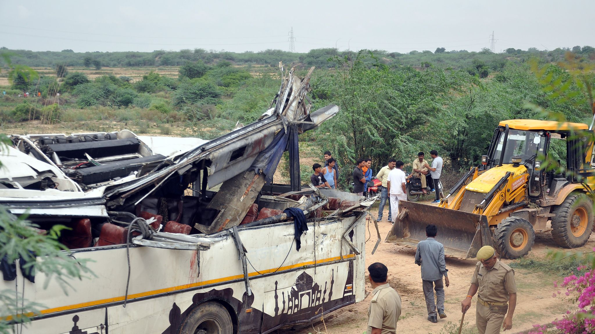 Dozens dead as bus plunges off bridge in northern India | World News ...