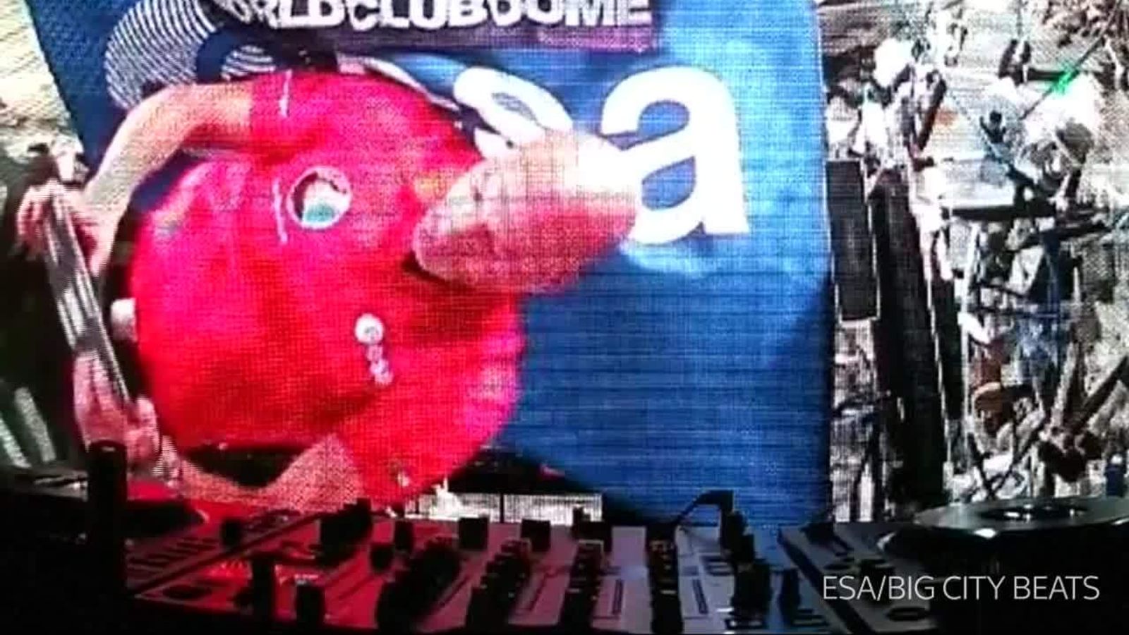 Out of this world! Astronaut's DJ set | World News | Sky News