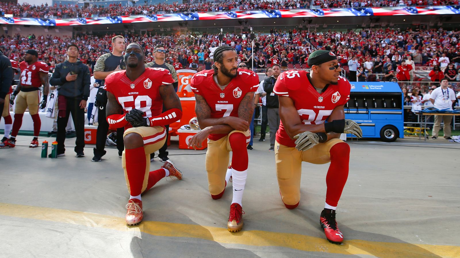 Ex-quarterback Colin Kaepernick celebrates three years since his kneel ... Ex-quarterback Colin Kaepernick celebrates three years since his kneel ...
