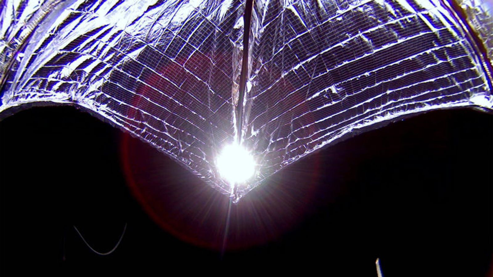 Sailing spacecraft uses solar radiation wind to change orbit | Science ...