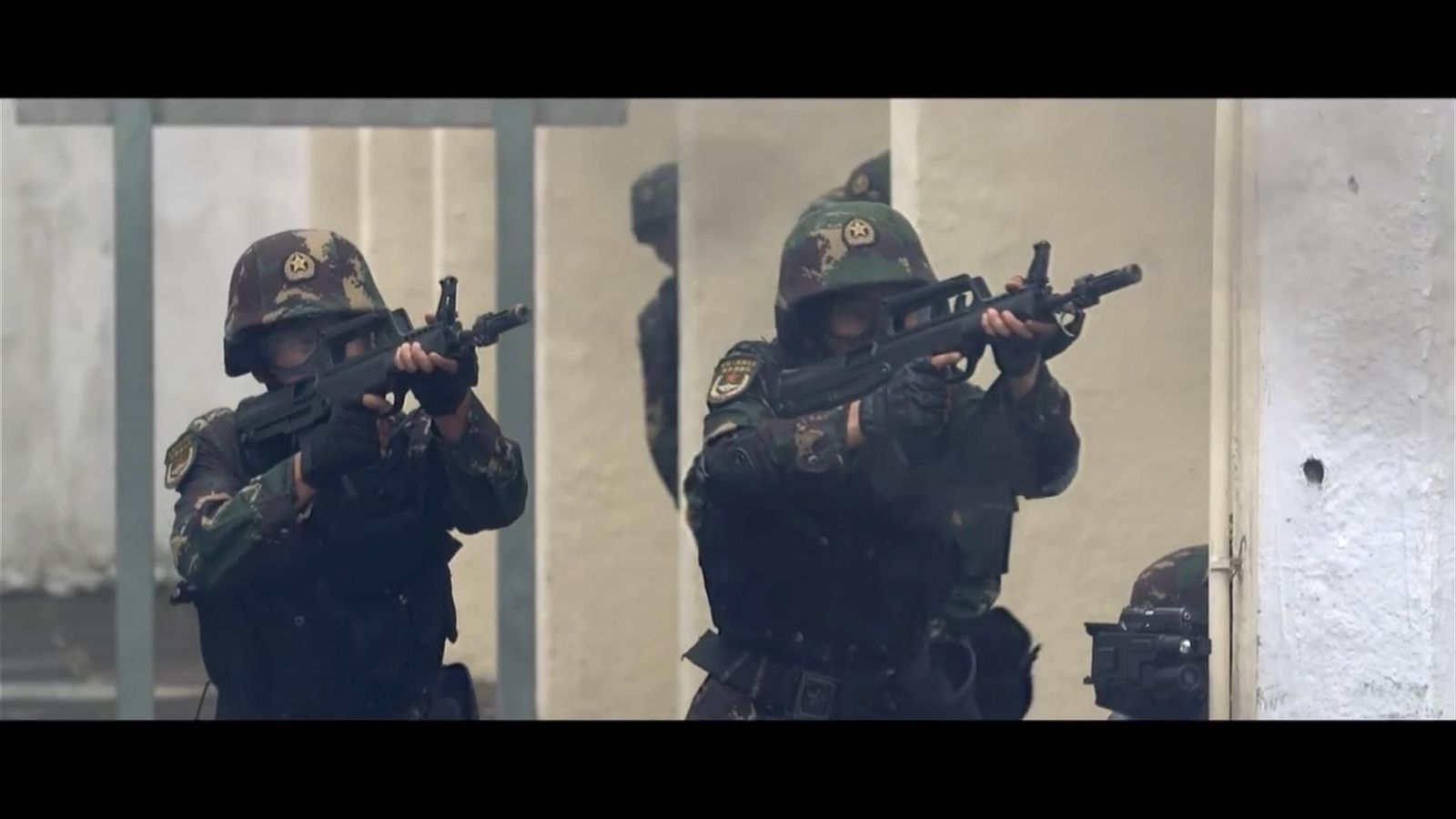 Hong Kong protests: China releases 'anti-riot' video | World News | Sky ...