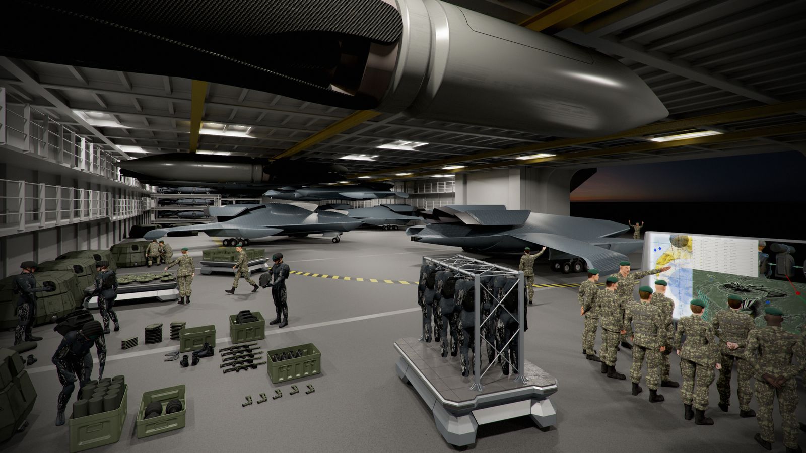 Flying wings and invisible suits: Marines reveal the equipment of the ...