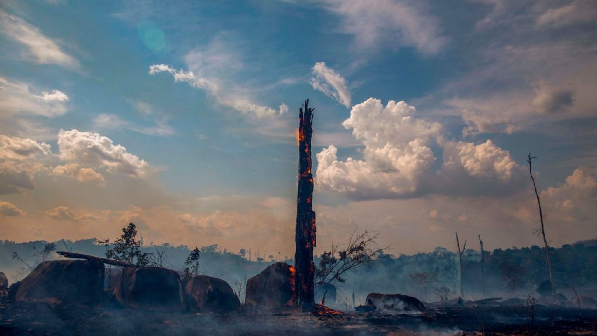 Amazon fires: Brazil makes U-turn on £16m international aid offer ...