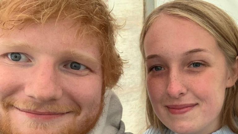 Ed Sheeran helps sick fan tick dream off bucket list | Ents & Arts News ...
