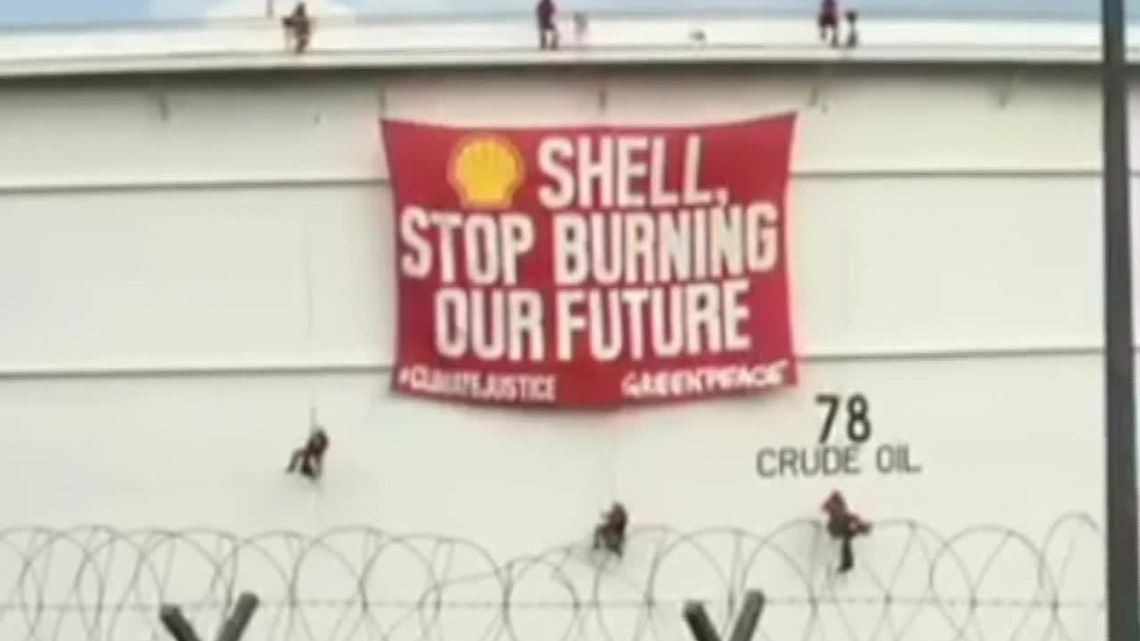 Direct action by climate change activists in Philippines | World News ...