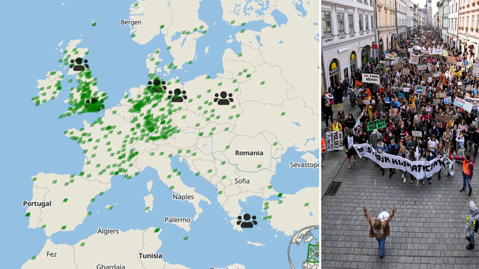 Climate strikes: Interactive map shows how planet has been protesting ...