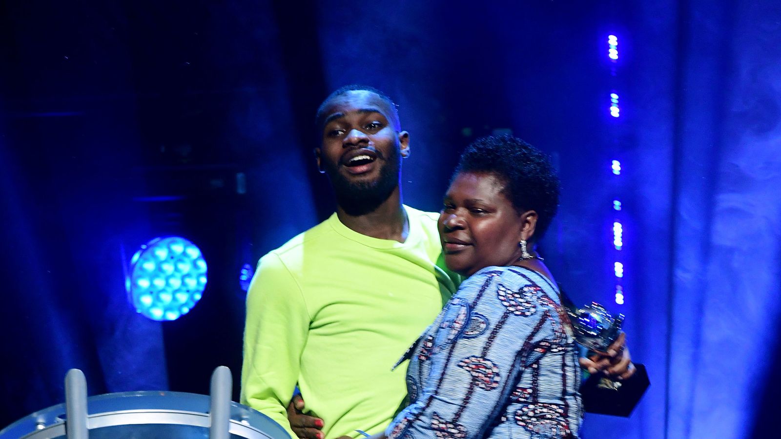 Dave wins Mercury Prize as fellow rapper slowthai holds up fake Boris ...