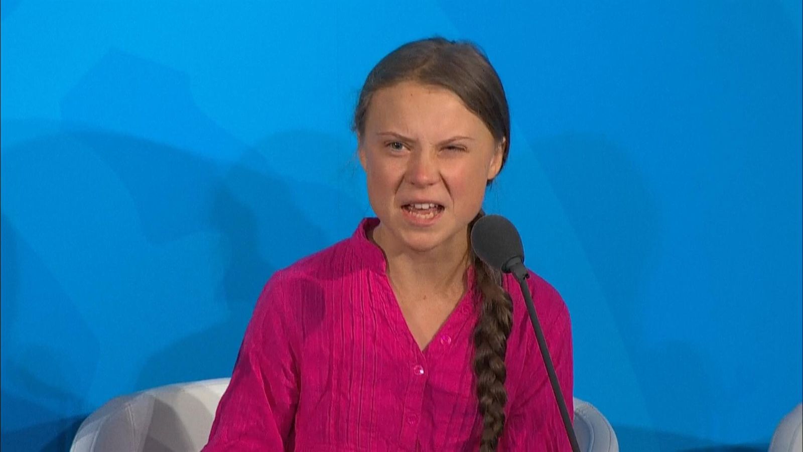 Tearful Greta Thunberg rips into world leaders at UN | World News | Sky ...