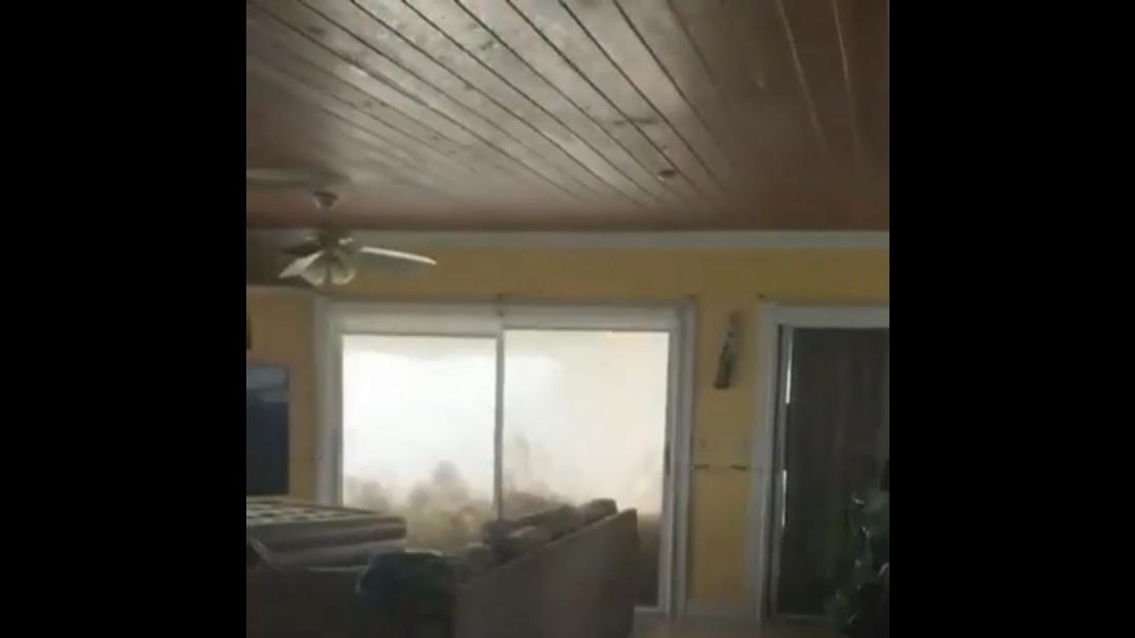 Hurricane Dorian sees water levels reach 2nd floor | World News | Sky News