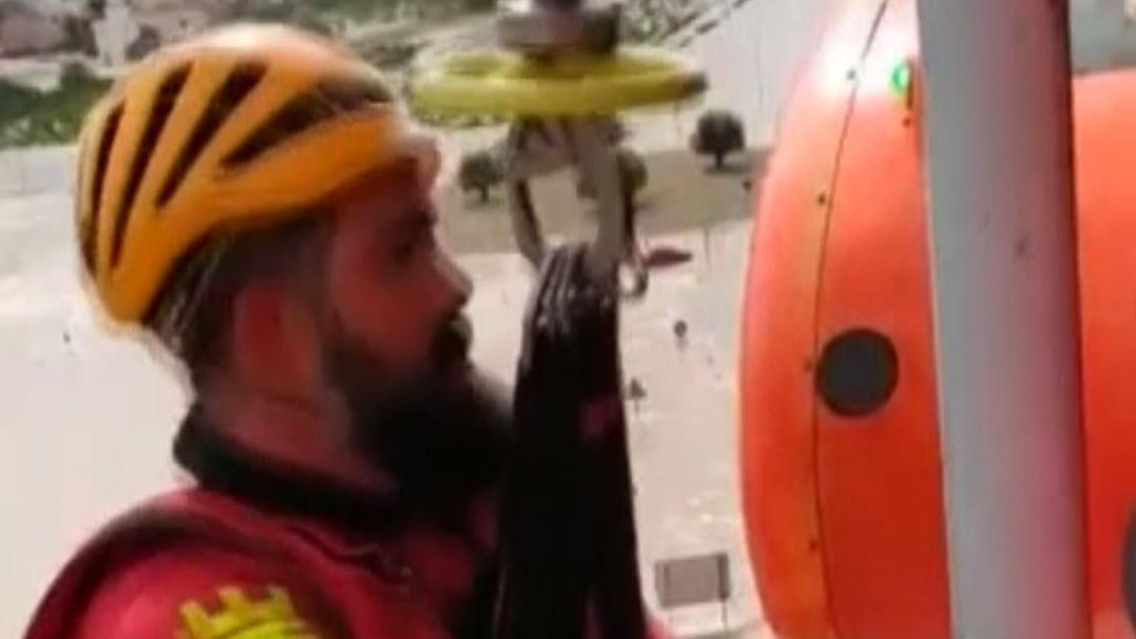 Flood victims airlifted to safety in Spain | World News | Sky News