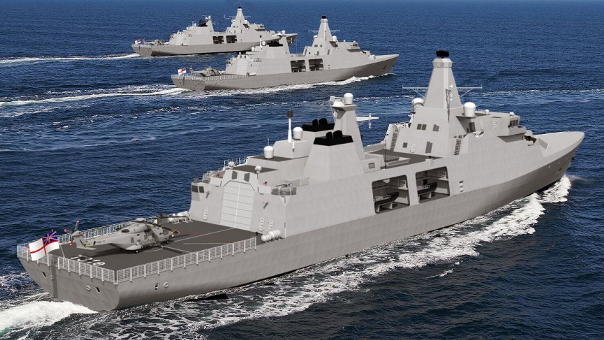 £1.3bn contract for fleet of warships to 'bring shipbuilding home' | UK ...