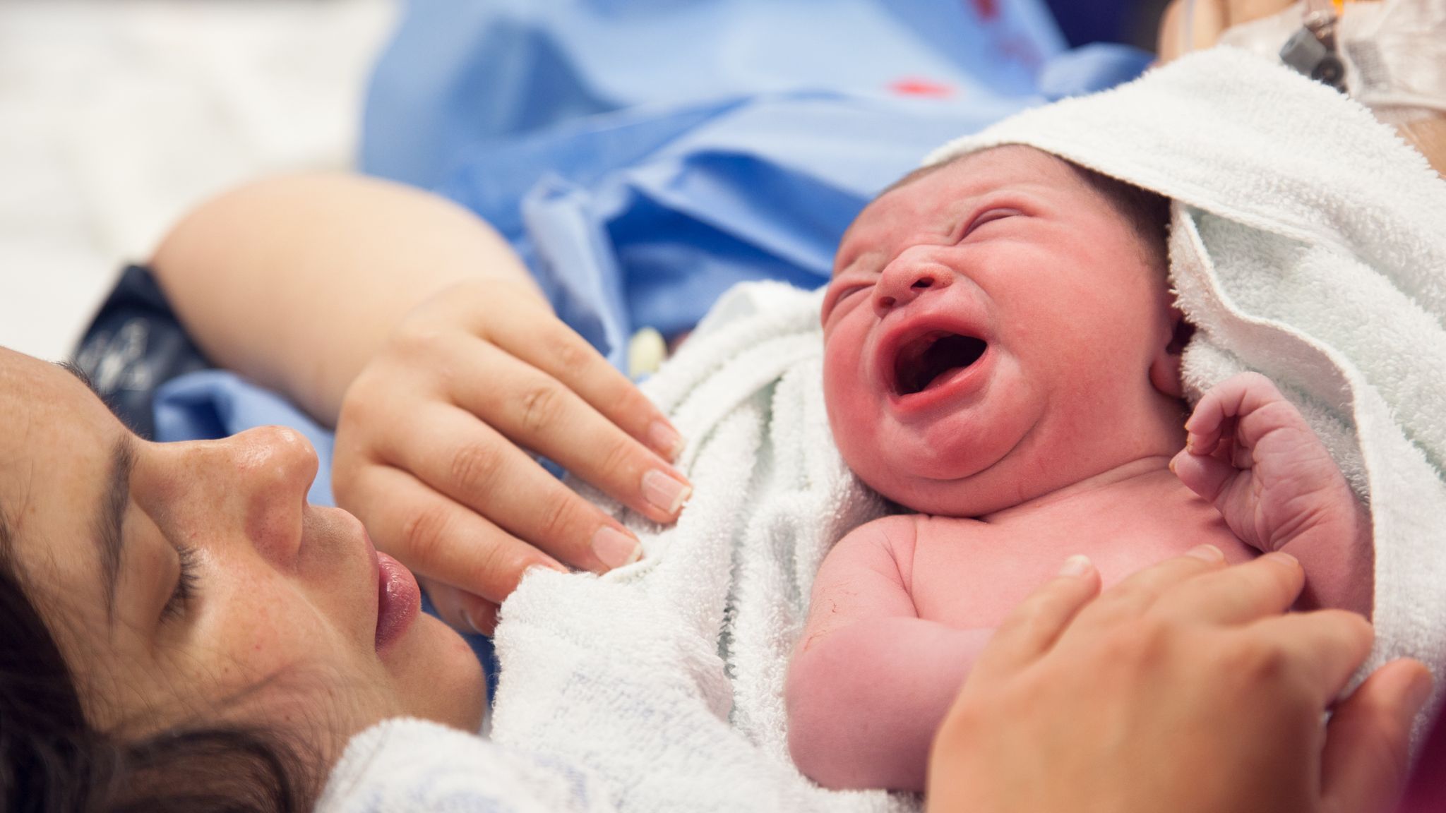 Babies born by C-section lack healthy gut bacteria from mother, study ...