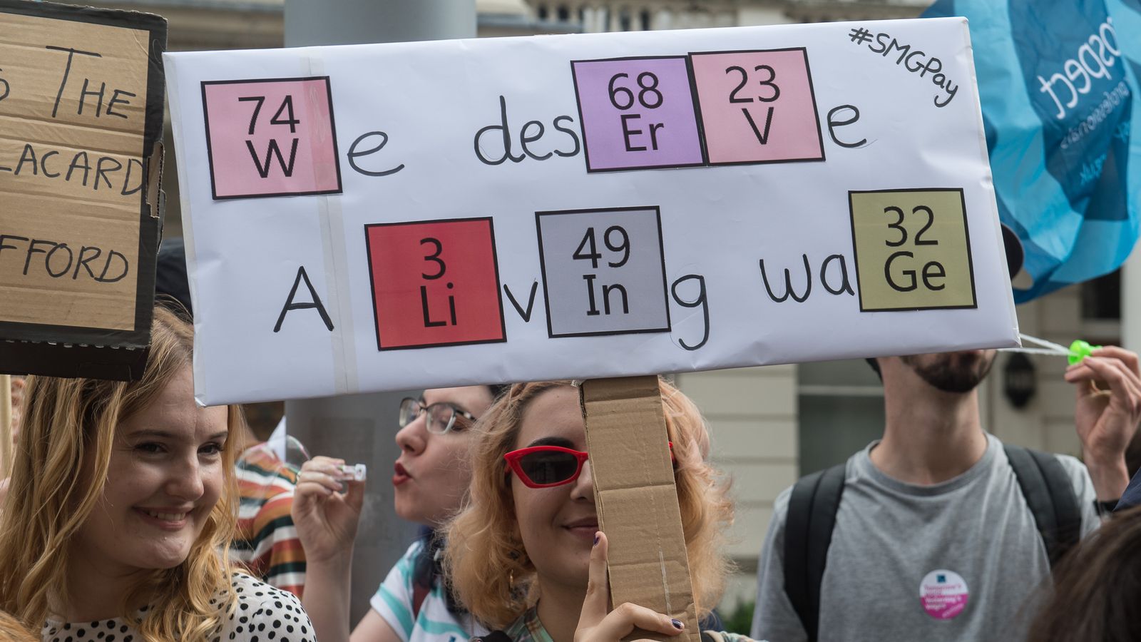 Science museum staff on strike over pay | UK News | Sky News