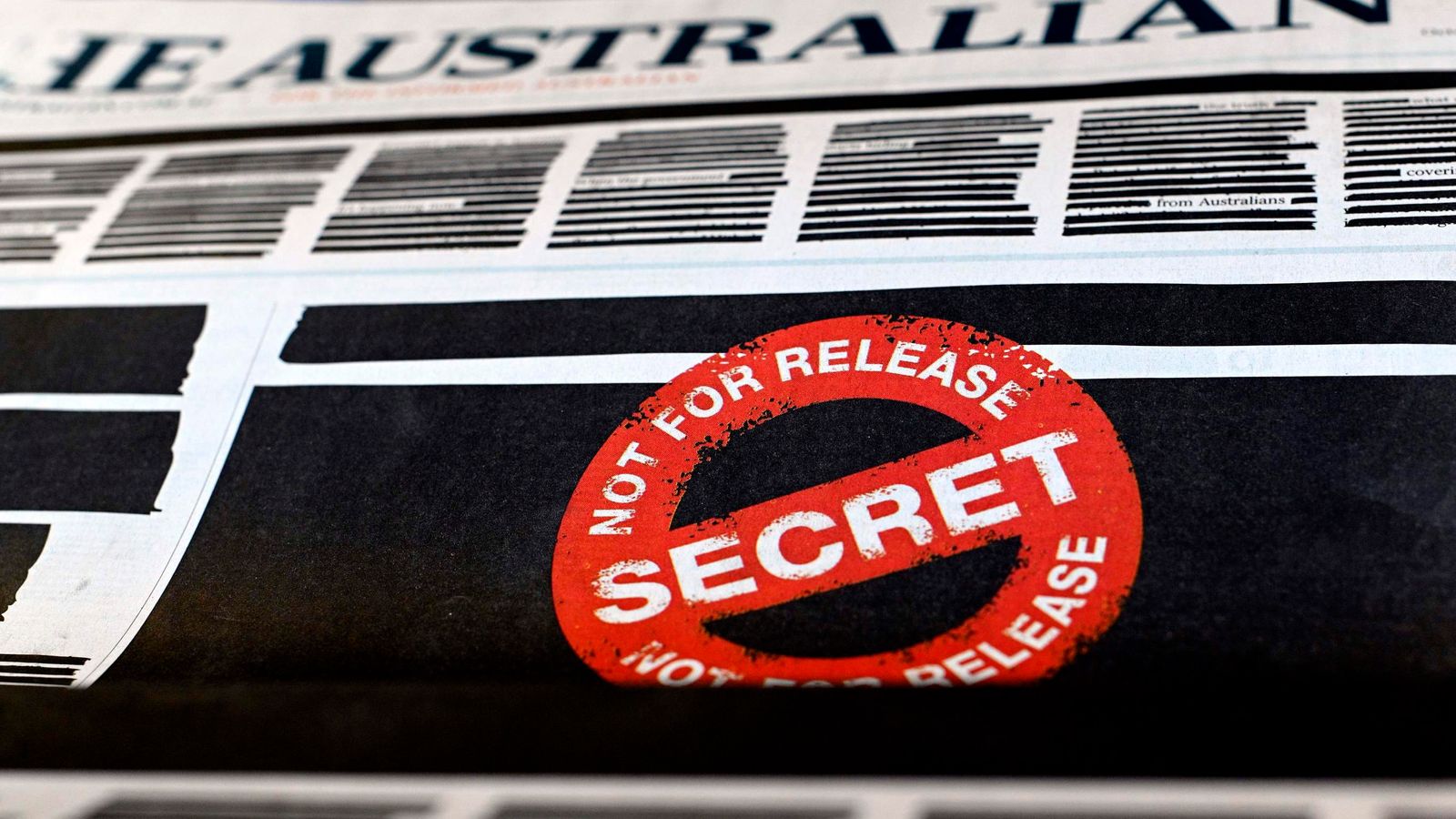 Australia: Why newspapers across the country have redacted their front ...