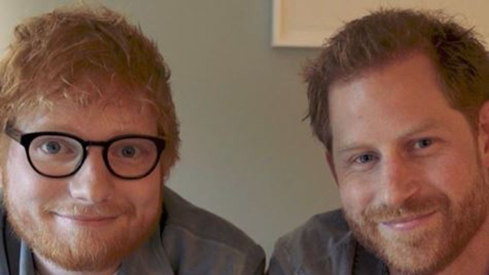 Prince Harry and Ed Sheeran joke together in mental health video | Ents ...