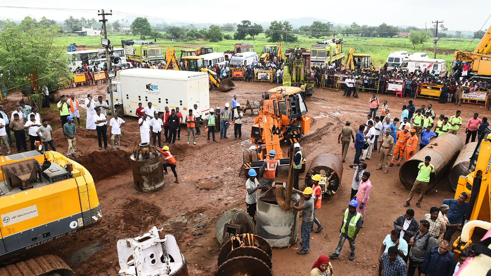 Sujith Wilson: Rescuers try to save two-year-old boy stuck in 100ft ...