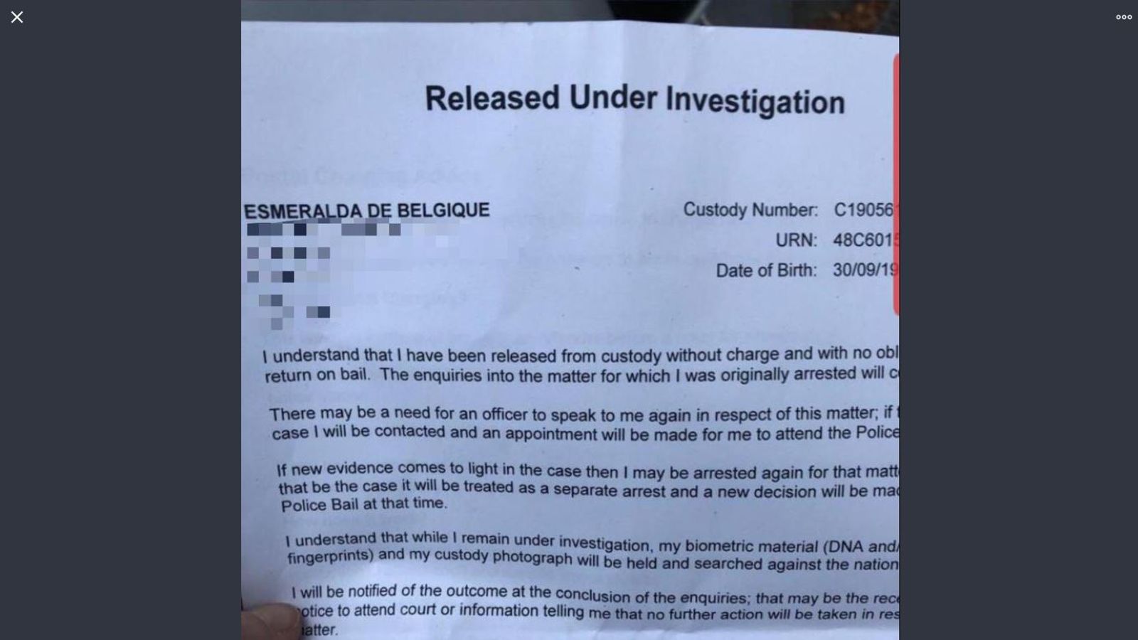 Belgium's Princess Esmeralda arrested in London's Extinction Rebellion ...