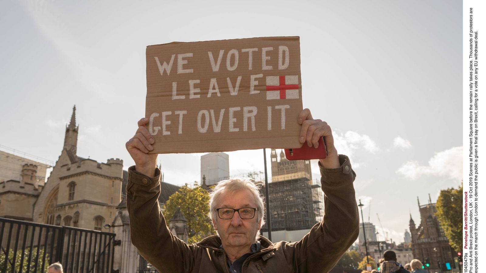 Protesters cheer as MPs derail Boris Johnson's Brexit plan | Politics ...