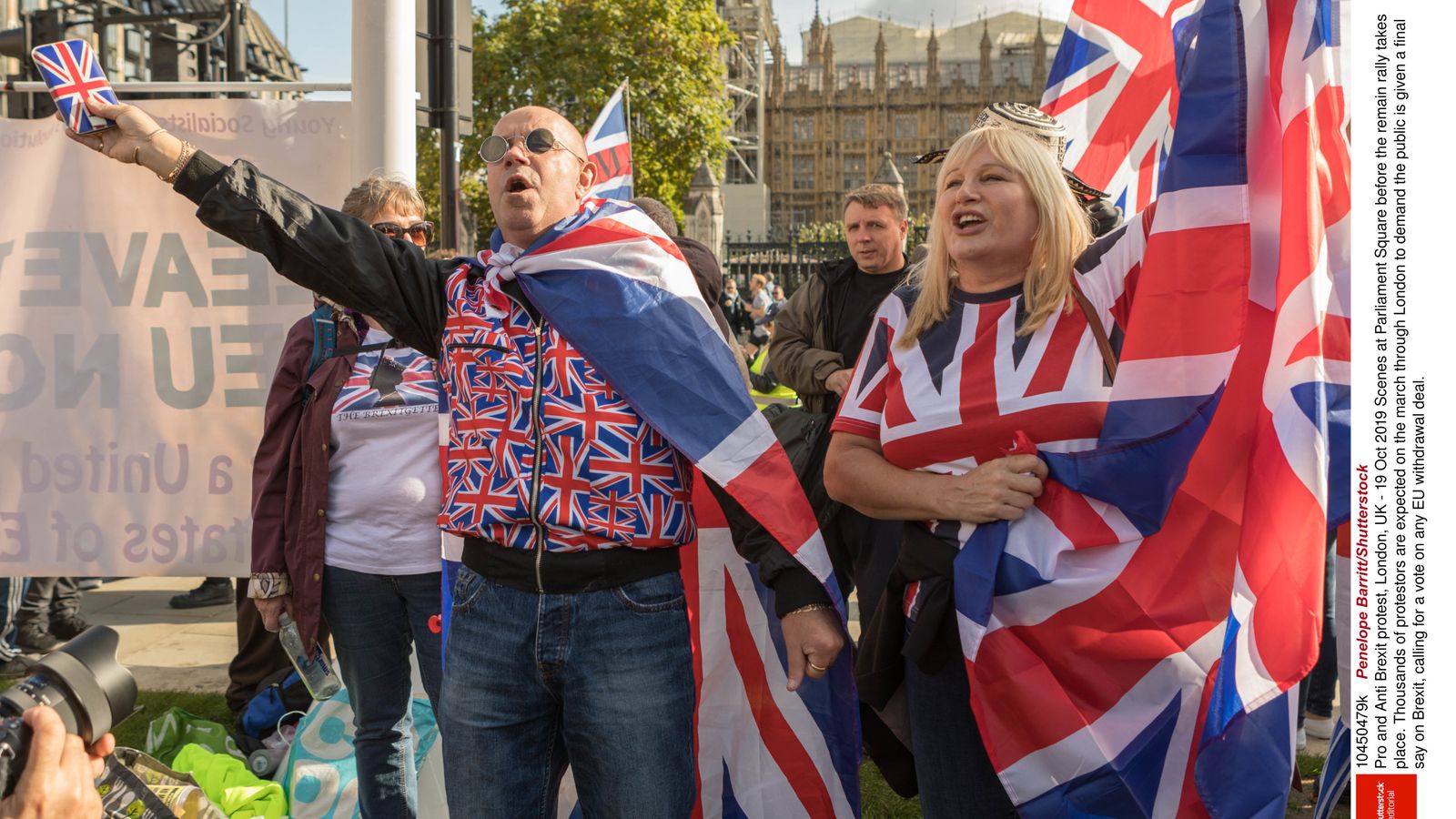 In pictures: Thousands march as parliament sits on a Saturday ...