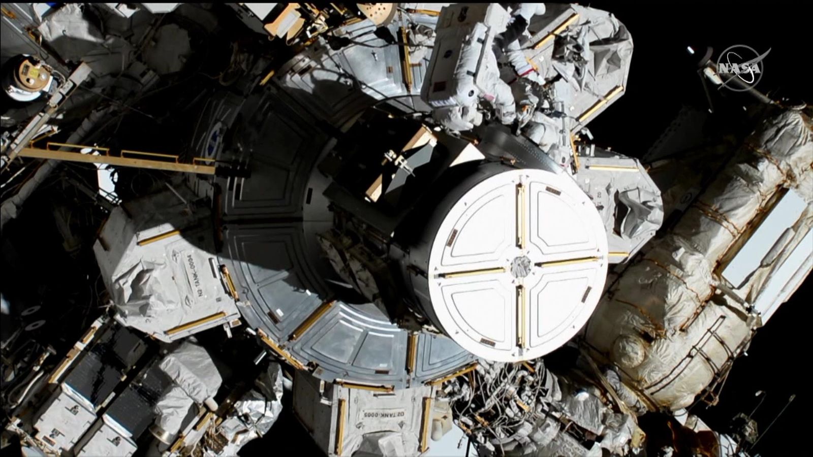 NASA ISS first ever all-female spacewalk | World News | Sky News