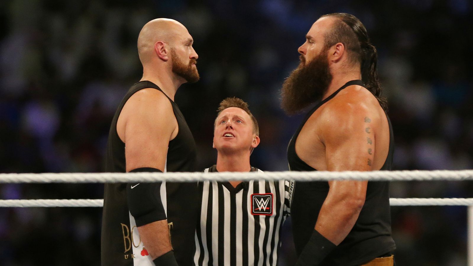 Tyson Fury defeats Braun Strowman at Crown Jewel WWE event in Saudi ...