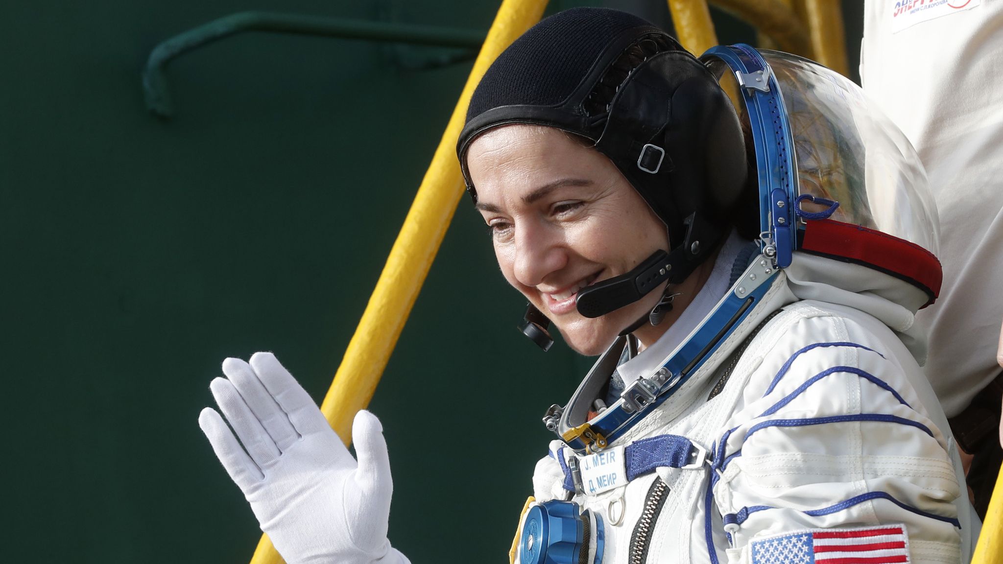 Helmet-cam footage shows Earth during first all-female spacewalk | US ...