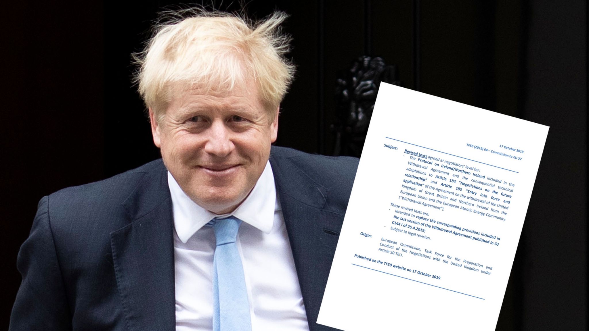 Withdrawal Agreement Bill: What's different in Boris Johnson's updated ...