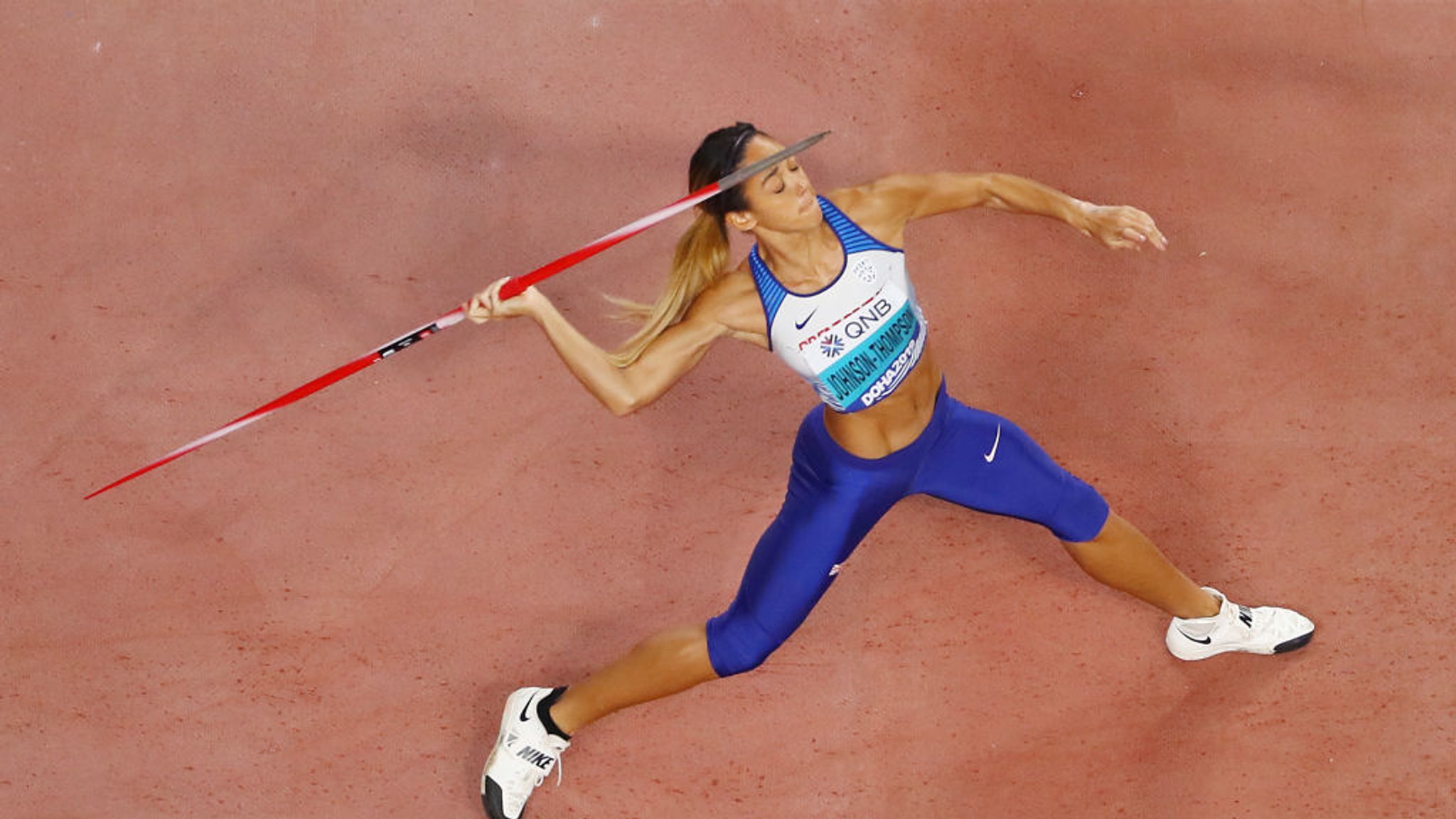 Katarina Johnson-Thompson wins gold in heptathlon at World ...