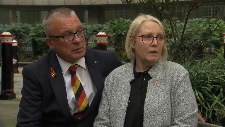 Infected blood inquiry: Mother watches video of dying son for first ...