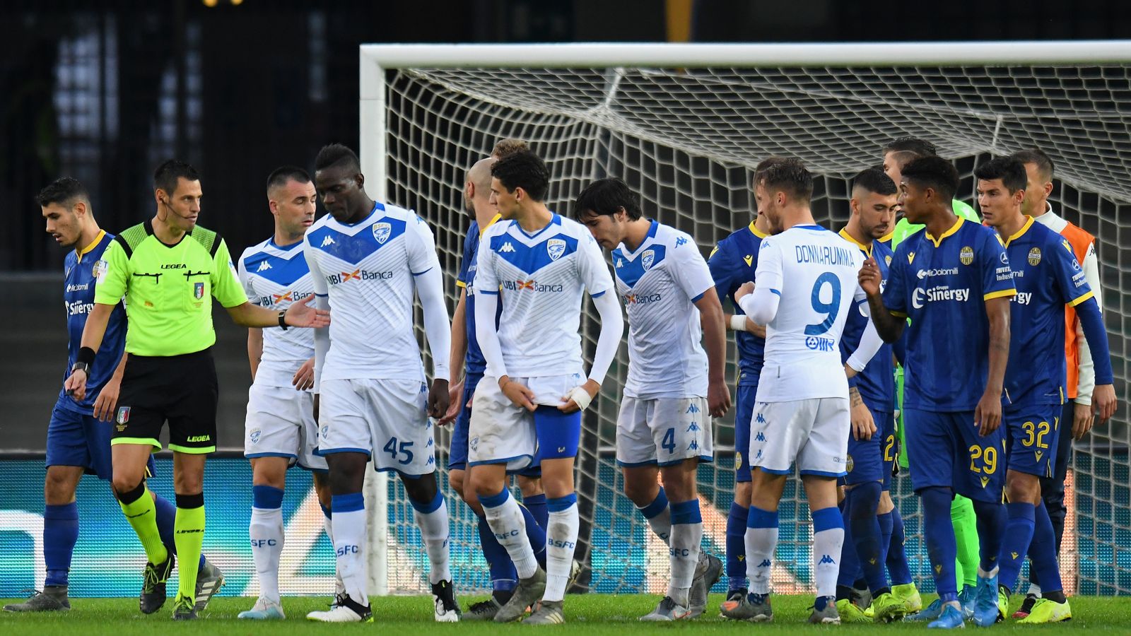 Mario Balotelli kicks ball at fans after suffering racist abuse | World ...