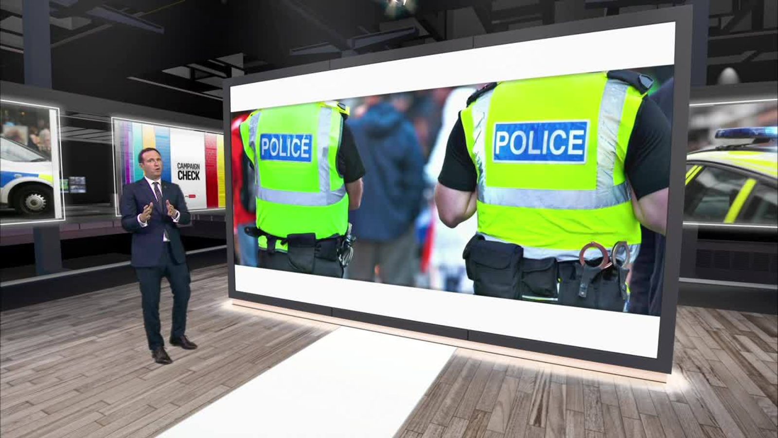 Fact checking the 20,000 new police officer promise | Politics News ...