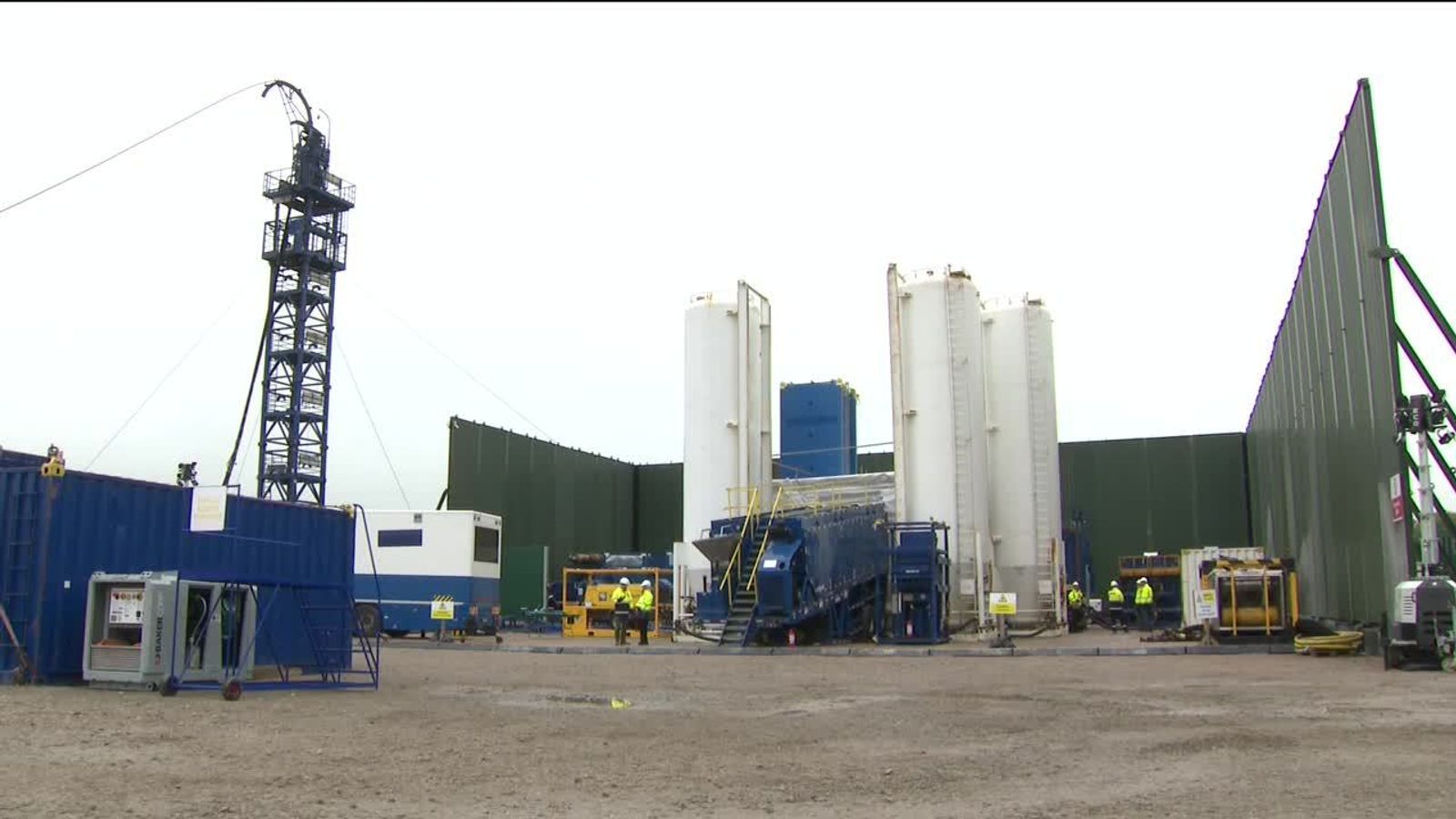 Govt suspends all fracking for shale gas in England | UK News | Sky News