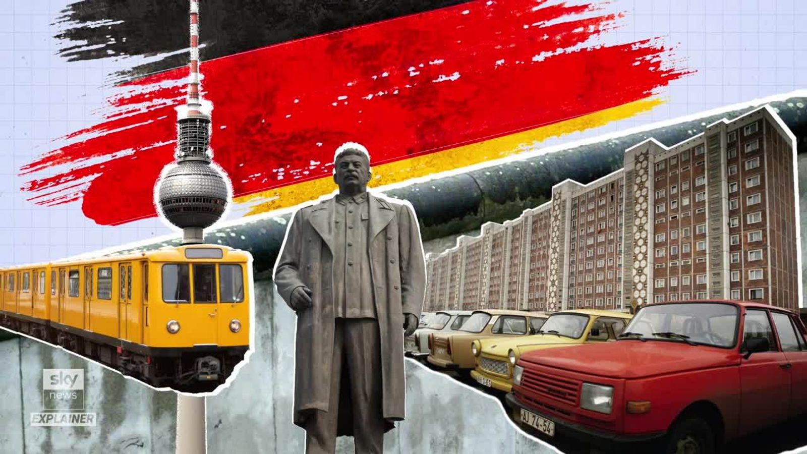 The invisible wall that still divides Germany | News UK Video News ...