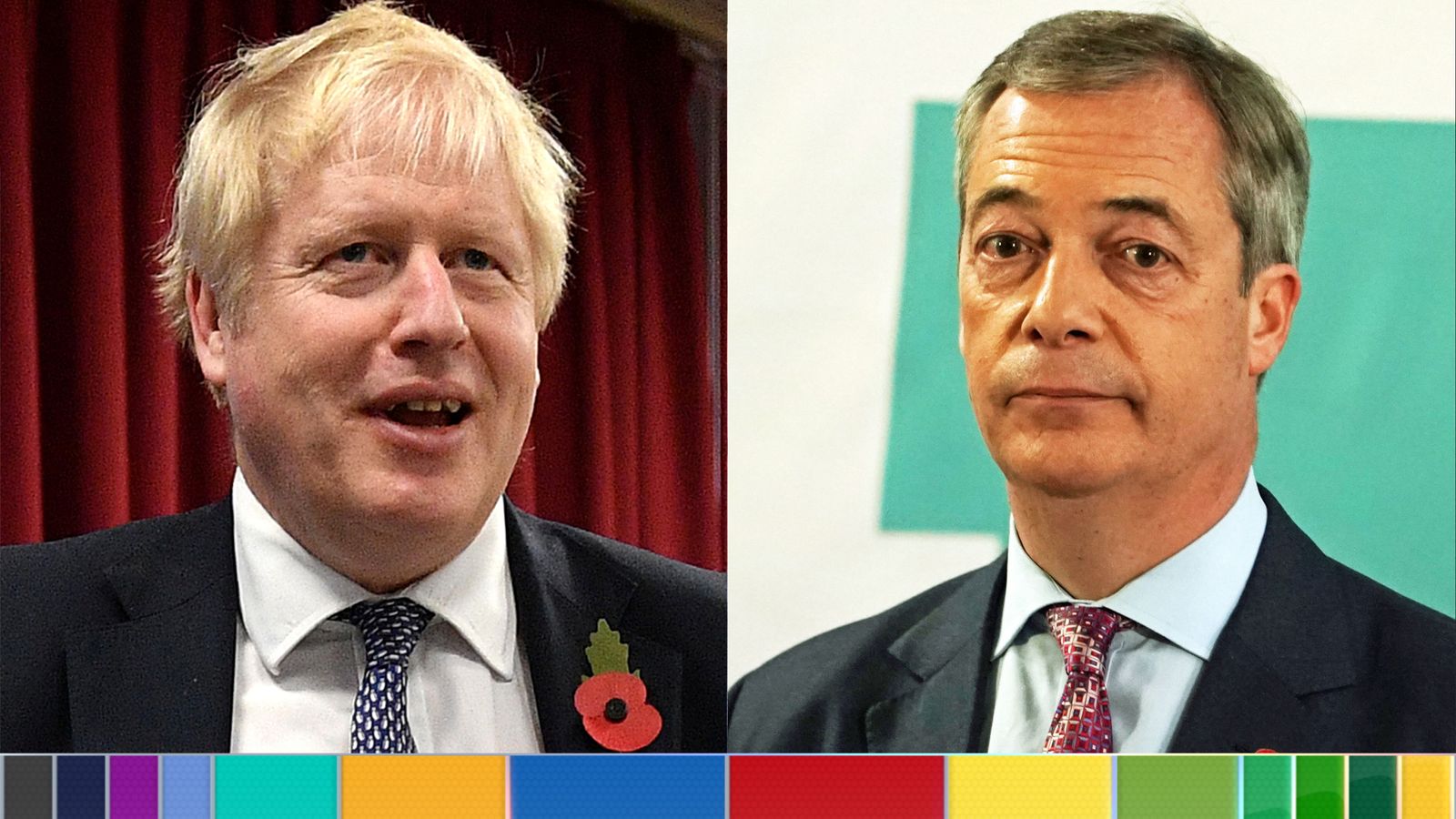 General election: Boris Johnson welcomes Nigel Farage's decision not to stand in seats won by ...