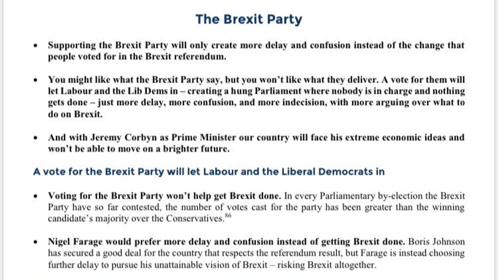 General election: Leaked Tory dossier details 'attack lines' for ...